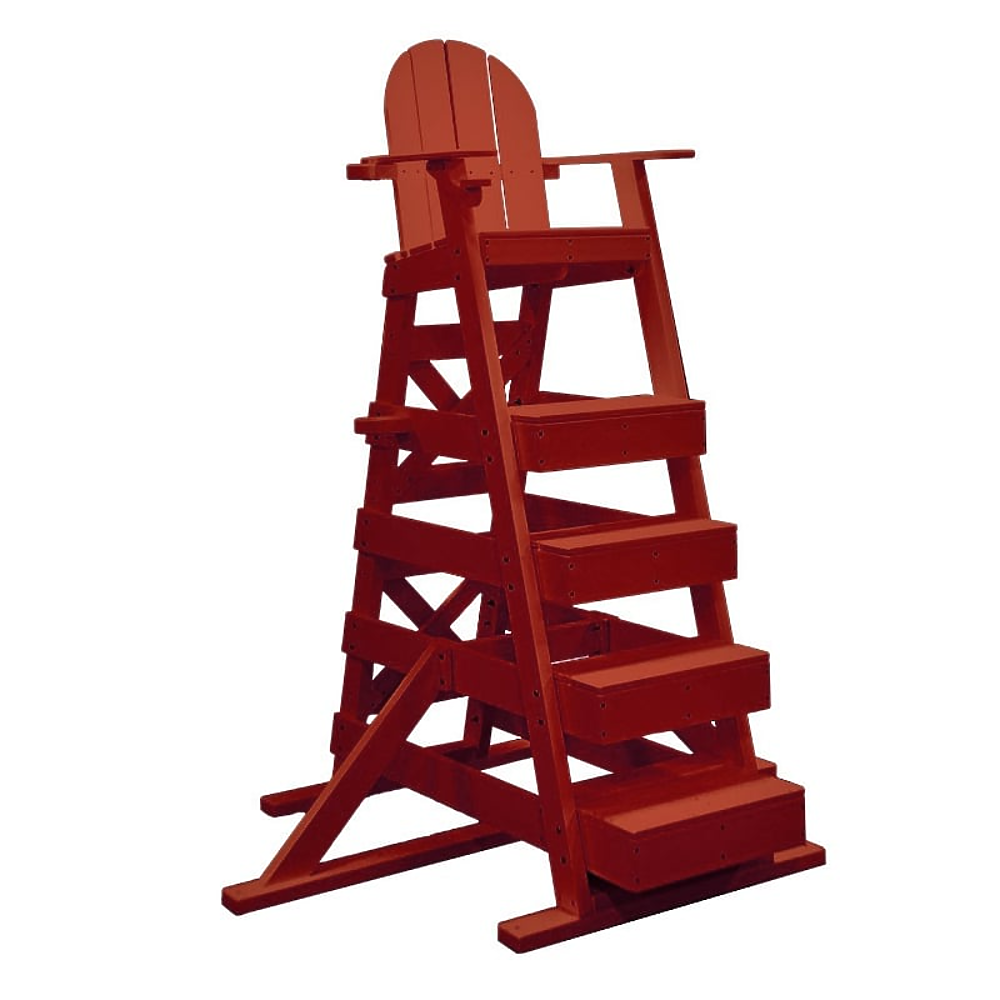Recycled Plastic Lifeguard Chair 60" seat height | Water Safety Products