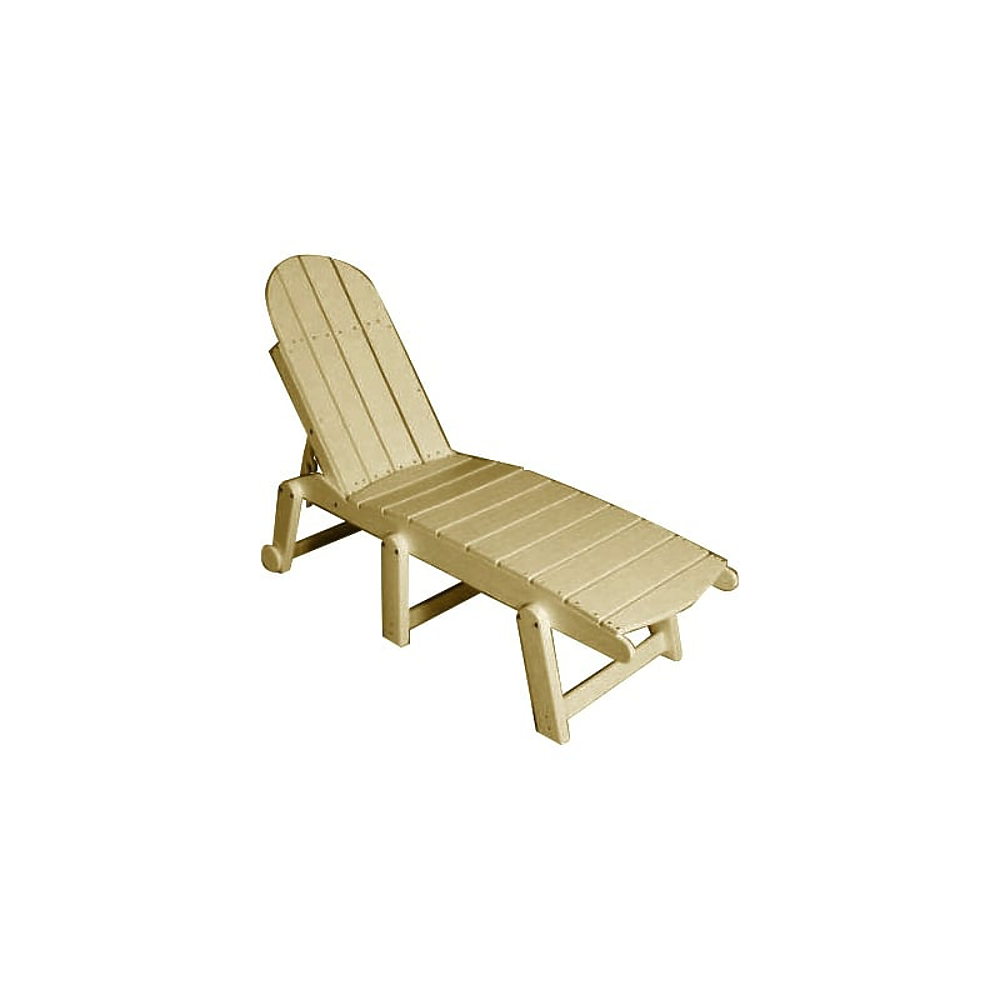 Recycled plastic Chaise Lounge-No arms | Water Safety Products