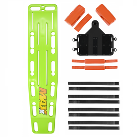 MAXx Rescue Backboard with Pop-On & Velcro Strap Kit | Water Safety ...