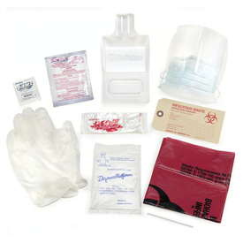 OSHA Universal Precaution Compliance Kit in Poly Bag | Water Safety ...