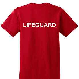 Lifeguard T-Shirt - Red | Water Safety Products
