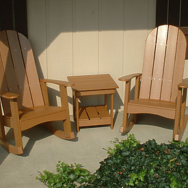 Recycled Plastic Round Back Rocker | Water Safety Products